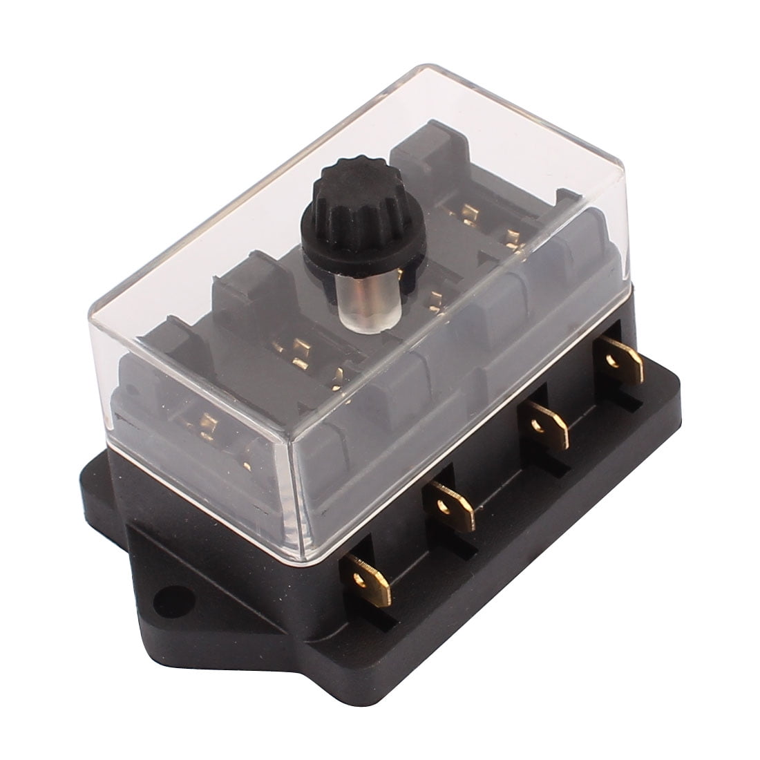 DC 32V 4 Ways Lateral Fuse Box Circuit Standard Holder Block Car Truck ...