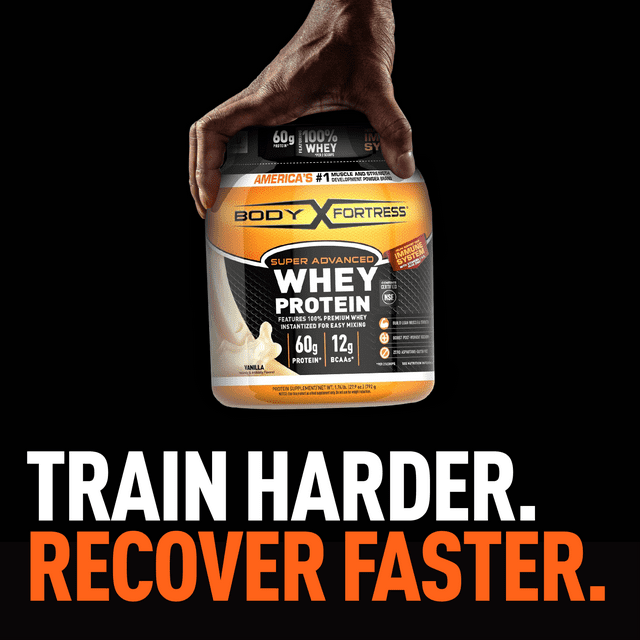 Body Fortress Super Advanced Whey Protein Powder, Vanilla, 1.74 lb, 60g protein – H. GLOBAL ltd ...