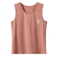 Big Kid Boy Summer Solid Color Casual Loose Bottom Tank For Outerwear ...