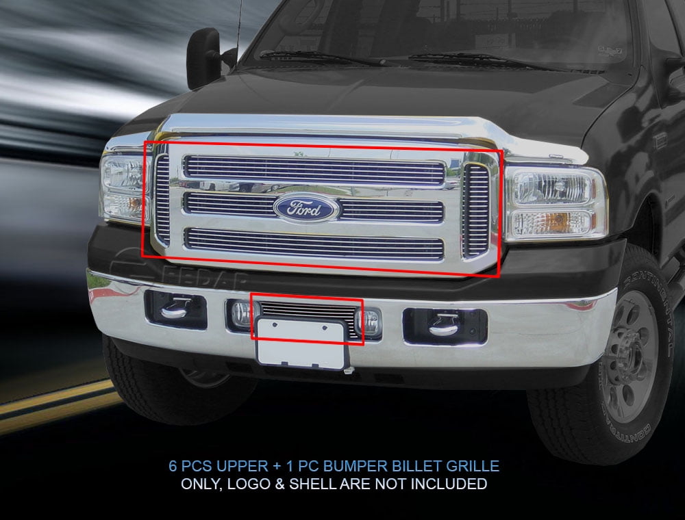 Fedar Billet Grille Combo For 2005-2007 Ford Excursion/F Series ...