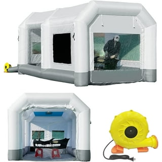 BISupply Portable Paint Booth Tent 8.5x6x5.5ft - Spray Paint Tent ...