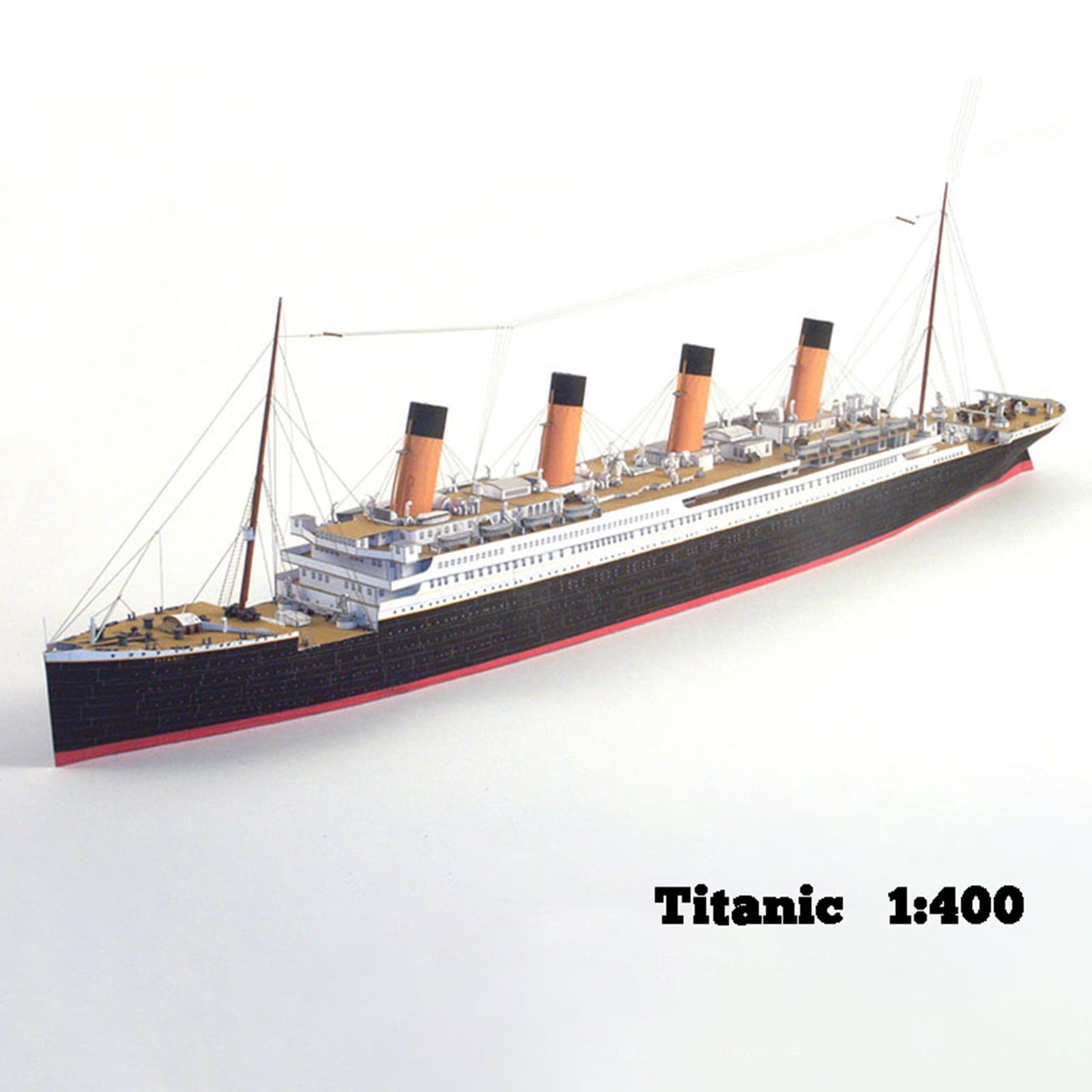 Buy 3D 1/400 British Titanic Ship DIY Paper Model Kit Toy Desktop Decor ...
