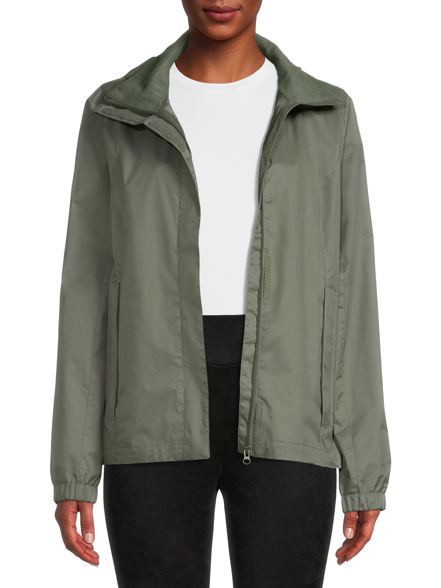 Swiss Tech Women's and Women's Plus Rain Jacket - Walmart.com