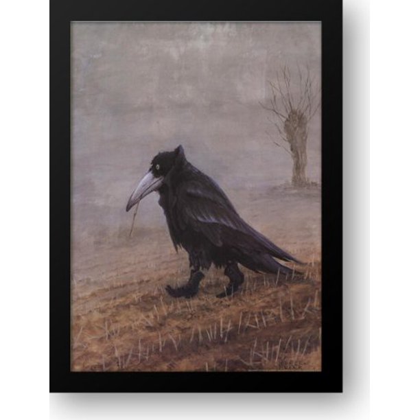 Krahe 24x32 Framed Art Print by Hurzlmeier, Rudi - Walmart.com