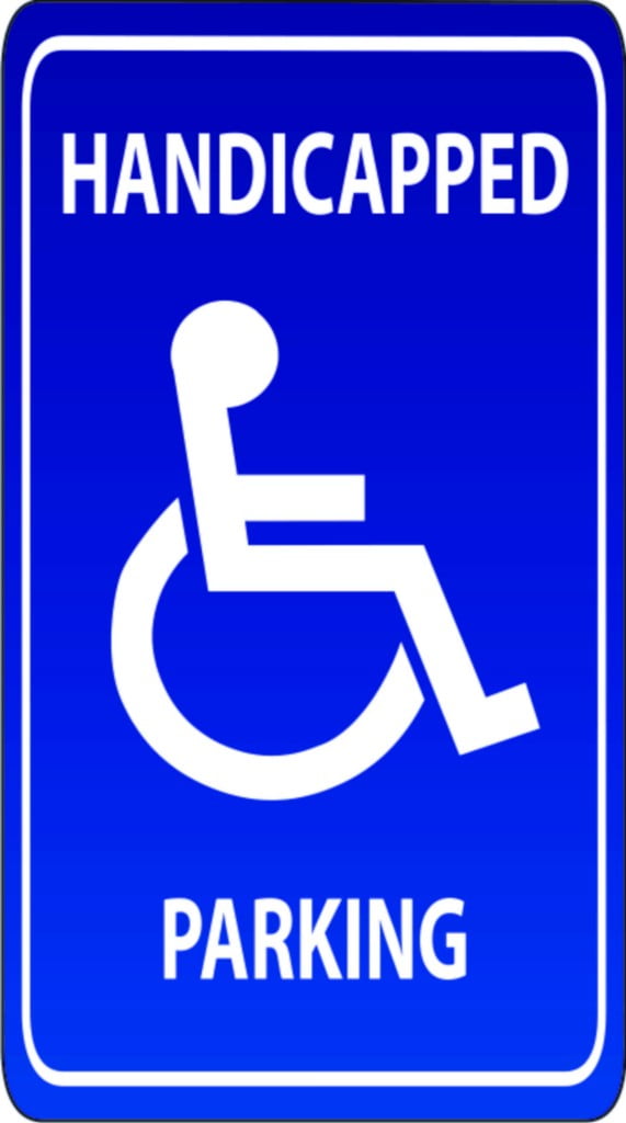 Home Wall Decals Handicapped Parking Road Bedroom Stickers DIY ...