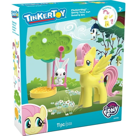 TINKERTOY? My Little Pony: Fluttershy: Swing Time Fun Building Set ? 11 ...