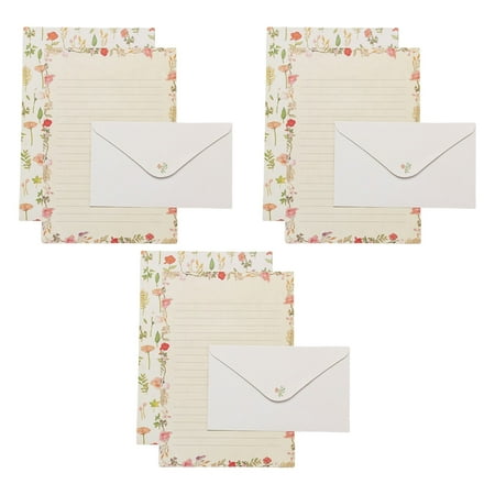 Unatoiry Envelope Kawaii Writing Stationery Paper Letter Papers ...