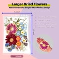 A4 Large Dried Pressed Flowers for Resin Real Dry Natural Flowers ...