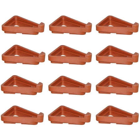 Pack of 12 Flower/Plant Pot Feet,Invisible Flower Pot Risers,Pot Toes ...