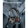 Headset with AI Noise Cancelling Microphone Headset - V5.2 Headphones with Dongle & Mic Mute for ...