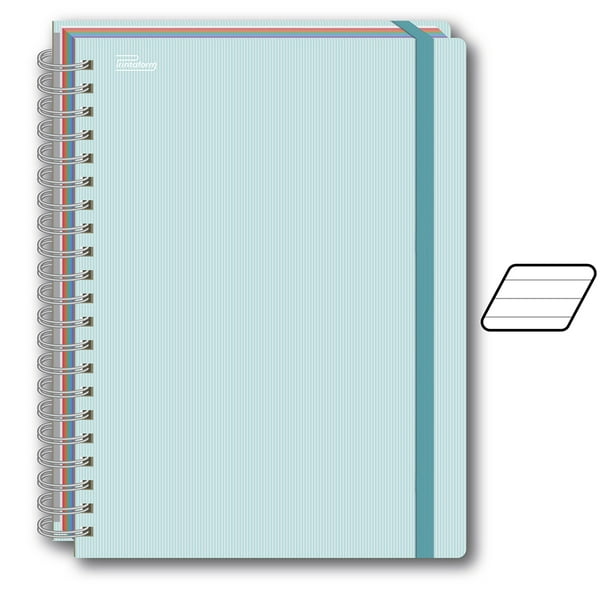 Libreta Profesional Universitaria Colores Pastel 200 Hojas Raya ...