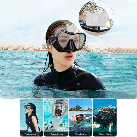 Snorkel Goggles Diving Face Cover Goggles Diving Face with Silicone ...