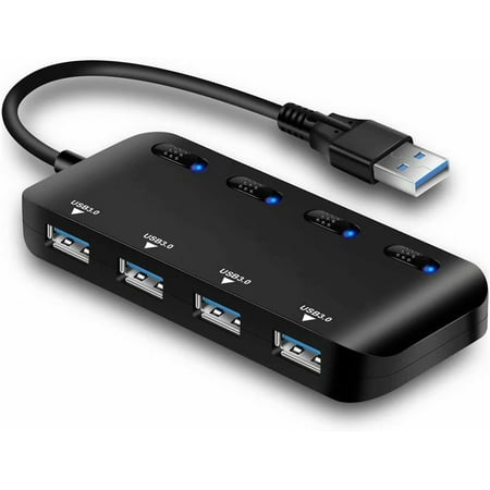 4 Port Usb 3.0 Hub, Active Usb Hub Distributor Data Hub 5gbps With ...