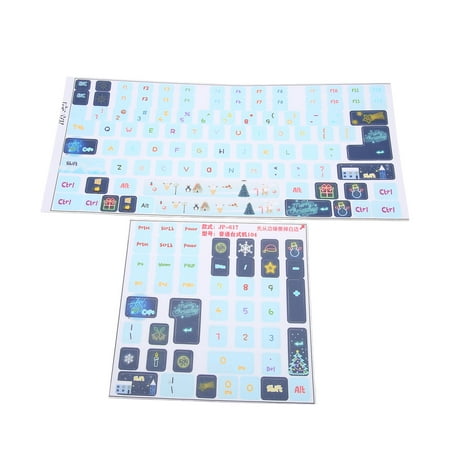 Keycaps Stickers, Cartoon Style Frosted Craft Light Weight Keyboard ...