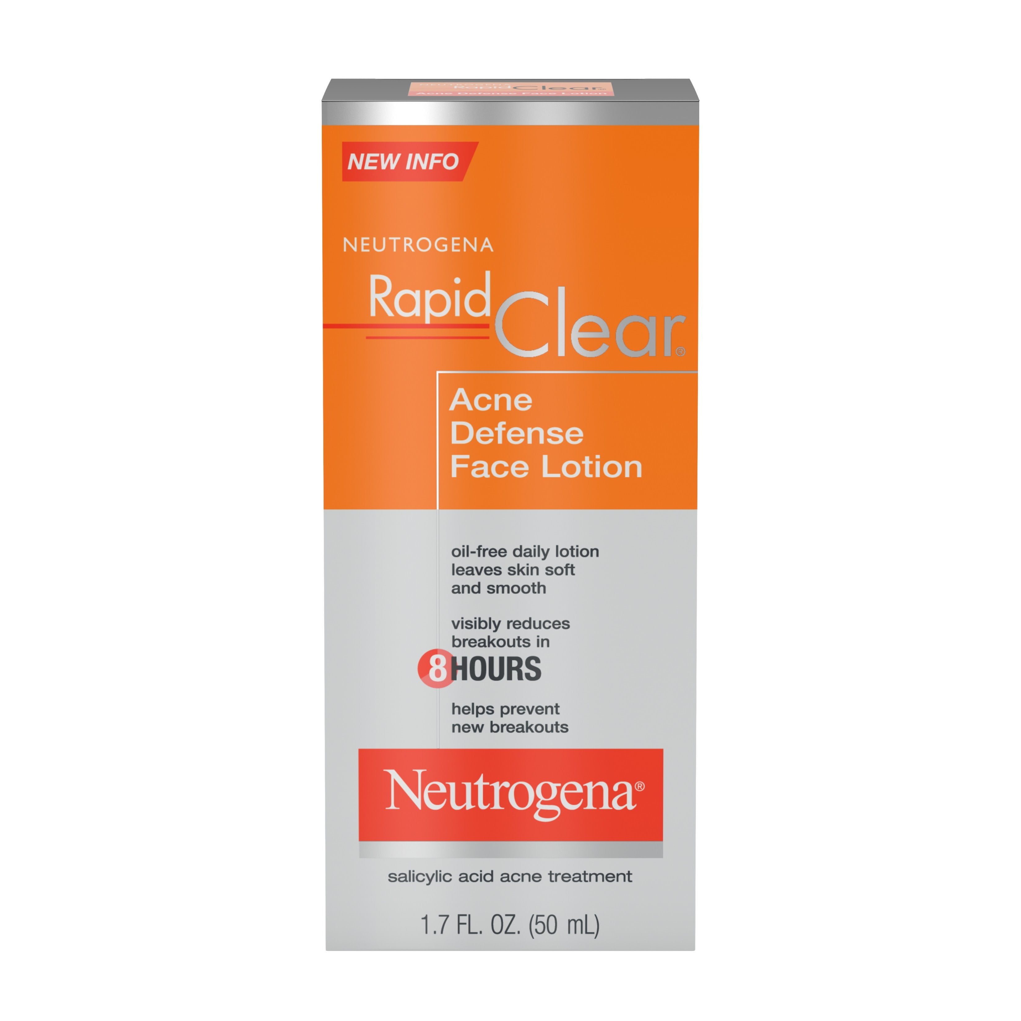 Neutrogena Rapid Clear Acne Moisturizer Salicylic Acid, Acne Fighting ...