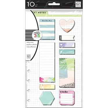 Happy Planner Sticky Notes 200/Pkg-Be There - Classic, 10 Designs/20 ...