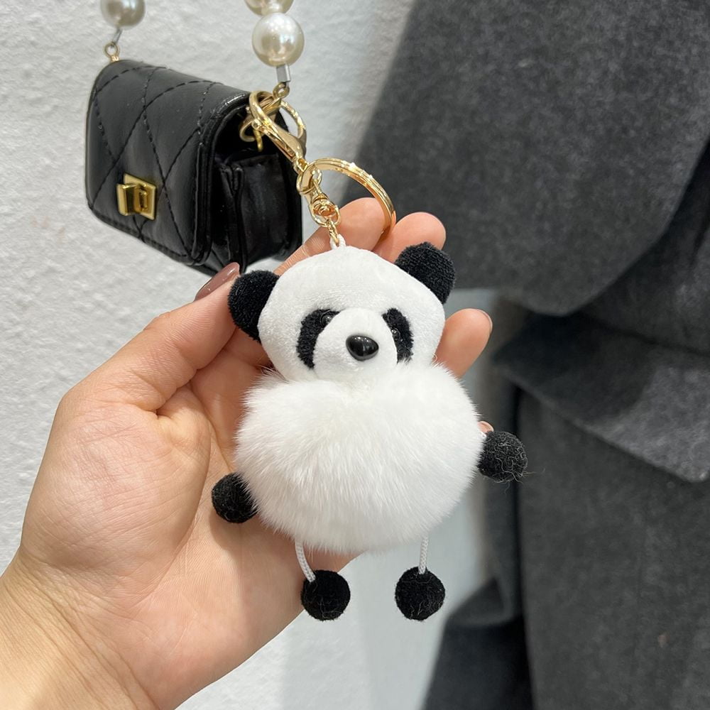 Children Cartoon Plush Japanese Doll Panda Korean Keyrings Bag Pendant ...
