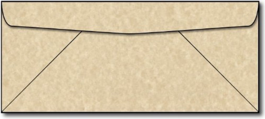 Parchment Brown #10 Business Size Envelopes - 50 Envelopes - Walmart.com