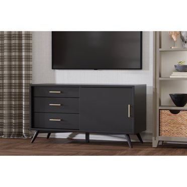 Alpine Furniture Madelyn Wood TV Console in White - Walmart.com