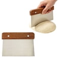 BIZHUA Stainless Steel Crepe Scraper for Dough, Flat Rice Noodle Cutter ...
