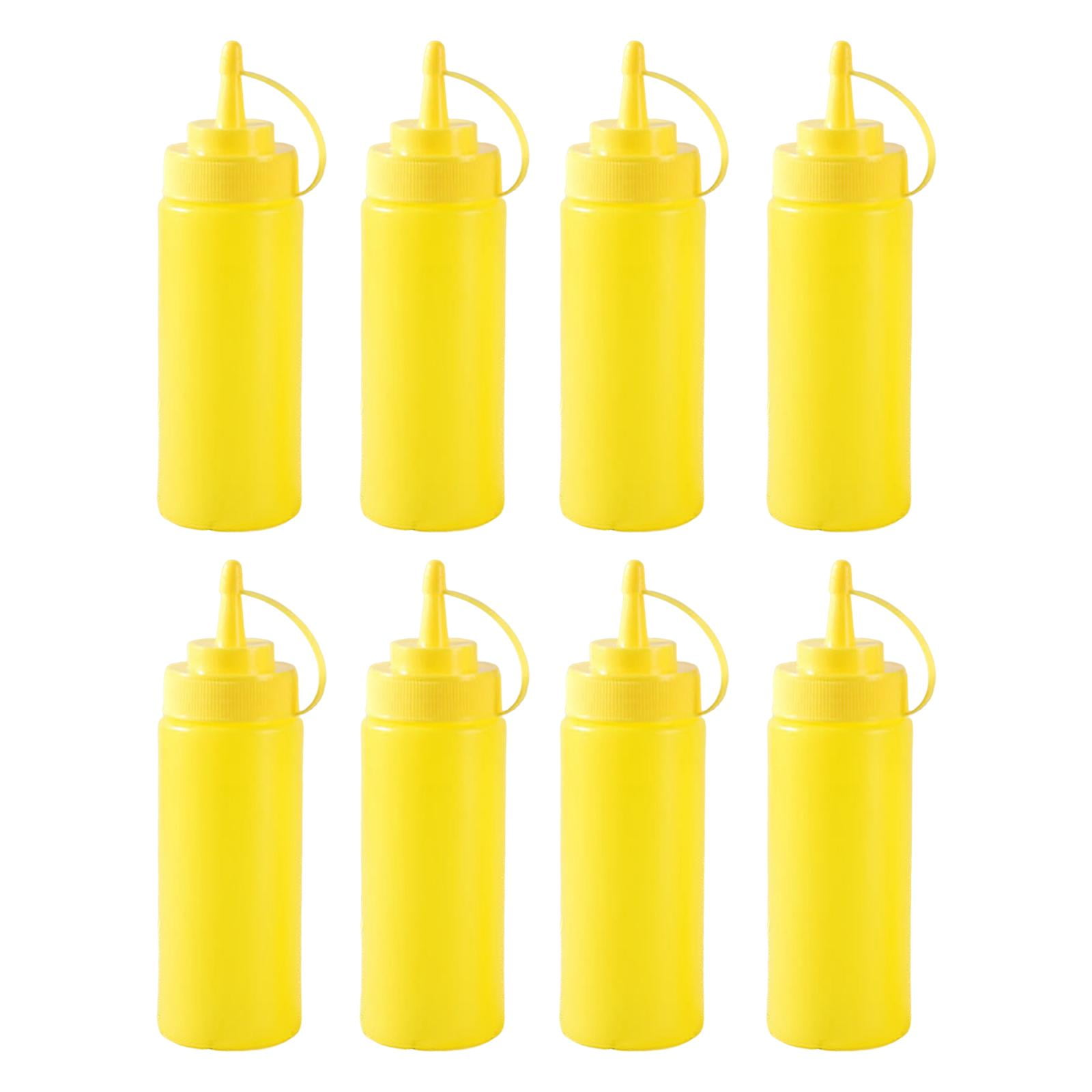 8Pcs Portable Sauce Bottles Salad Condiment Bottles 250ml for ...