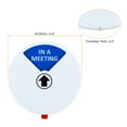 Uxcell 4 Options Magnetic Office Privacy Sign Adhesive Label White 1 ...
