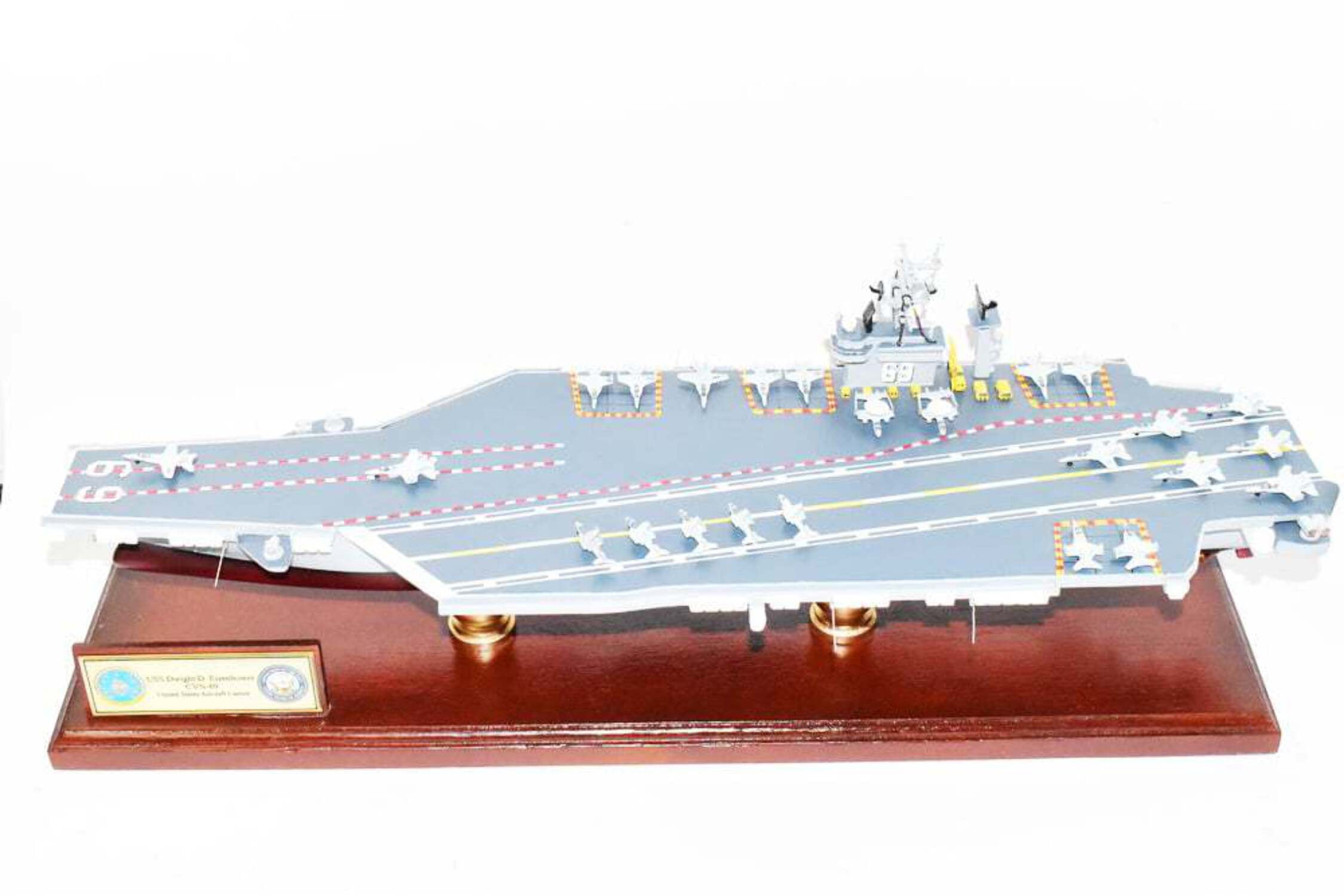 USS Dwight D. Eisenhower CVN-69, 24inch Nimitz Class Aircraft Carrier ...