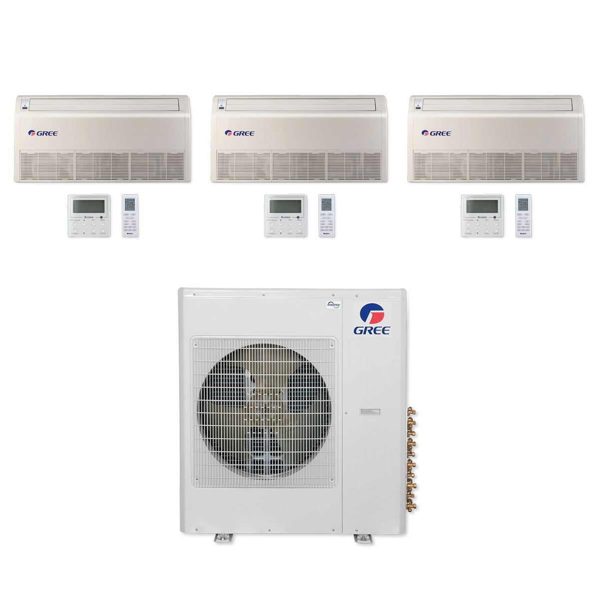 Gree 24 000 Btu 20 Seer Ductless Heat Pump Floor Mini Split