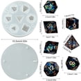 1pc DIY Dice Silicone Molds Resin Casting Molds for UV Resin Epoxy ...