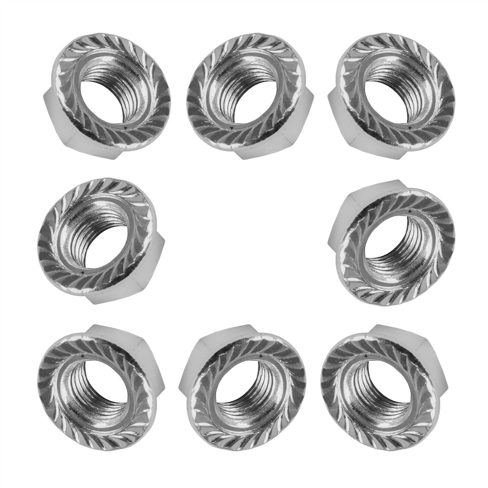 8PCS Wheel Flanged Serrated Wheel Nuts for Polaris 7542459 7547211 3/8 ...
