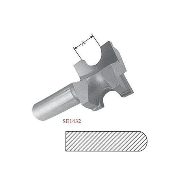 Half Round Router Bits bullnose - Walmart.com