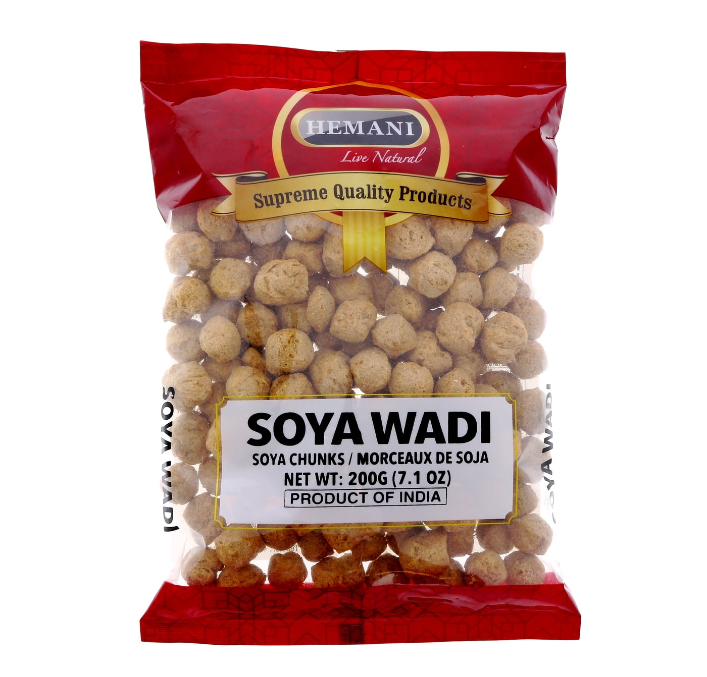 HEMANI Soya Chunks Nuggets (High Protien) Wadi 200g (7.1 OZ) All ...