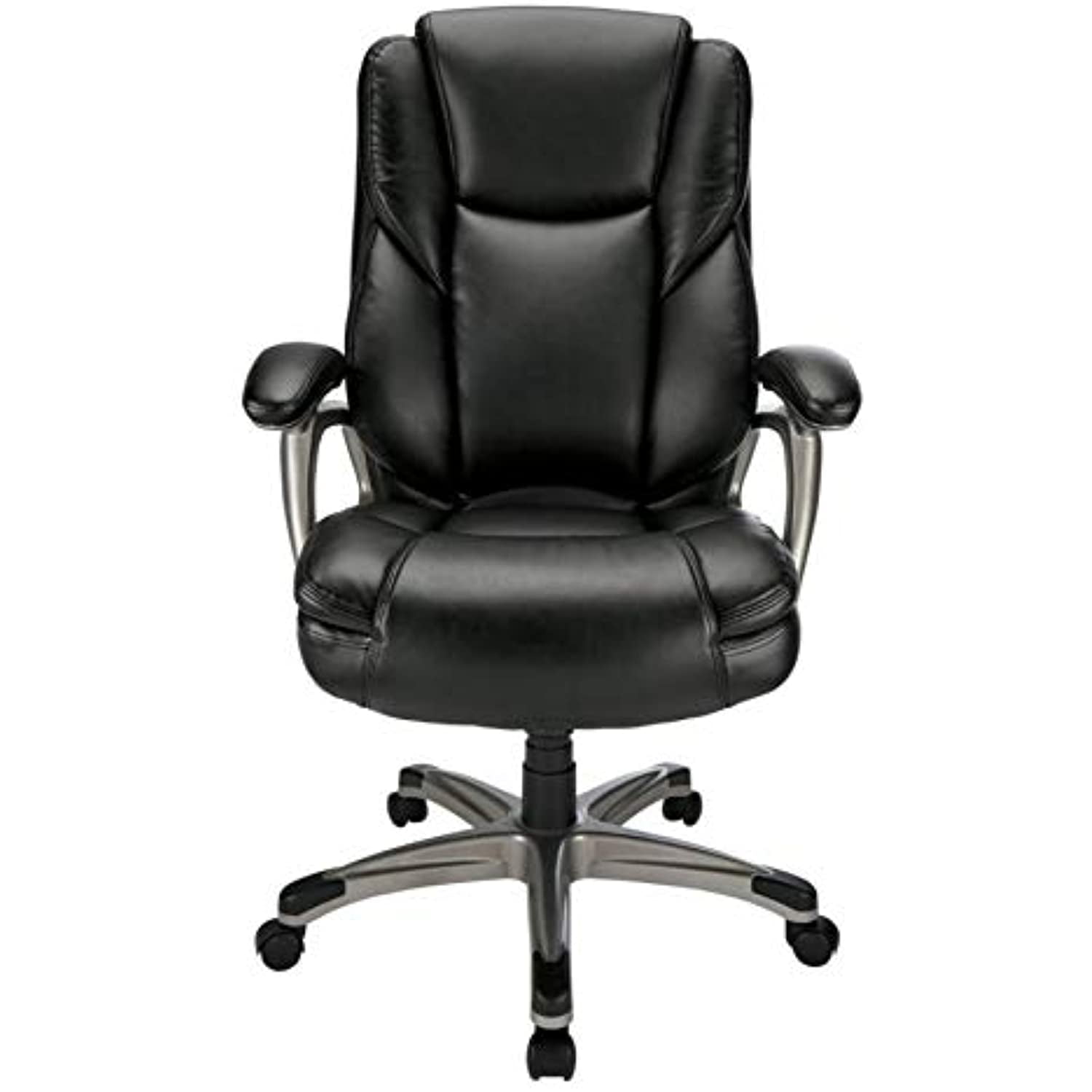 Realspace Chair Cressfield High-Back Bonded Leather Chair