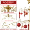 Ornament Display Christmas Tree with Stand - Wrought Iron Ornament ...