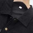 Button Down Shirt Men Long Sleeve Fall Winter Corduroy Two Tone Pattern ...