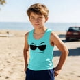 Baby Boy Tees Cartoon Print Sleeveless Breathable Apparel Beach ...