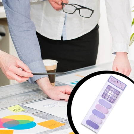 Fresh Plaid Color Stickers Sticky Notes Adorable Student Marker ...