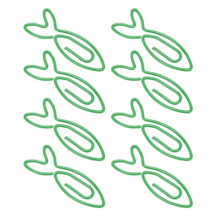 100Pcs Cute Fish Type Paper Clips Funny Animal Paper Clips Lightweight ...