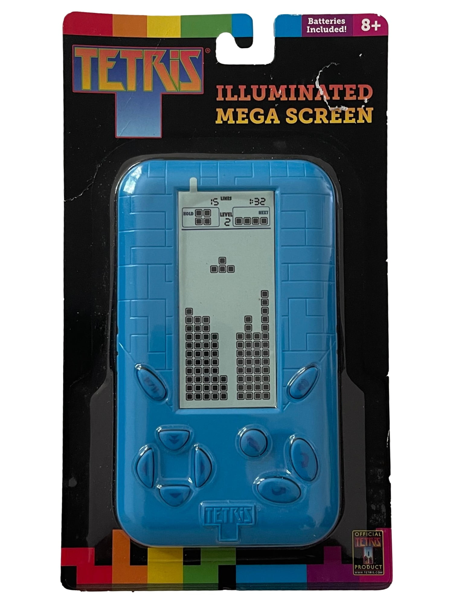 Techno Source Mega Screen Tetris Handheld Game with Illuminated Screen ...