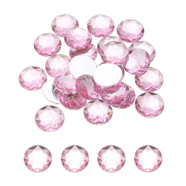 John Bead 200-Piece 20mm | Crystal AB Acrylic Round Flat Back ...