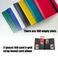 4 Pocket Card Storage Book 160 Slots 4 Section Organization Water ...