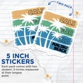 (2 Pack) Malibu Beach Stickers - California Surf Sticker - Summer ...