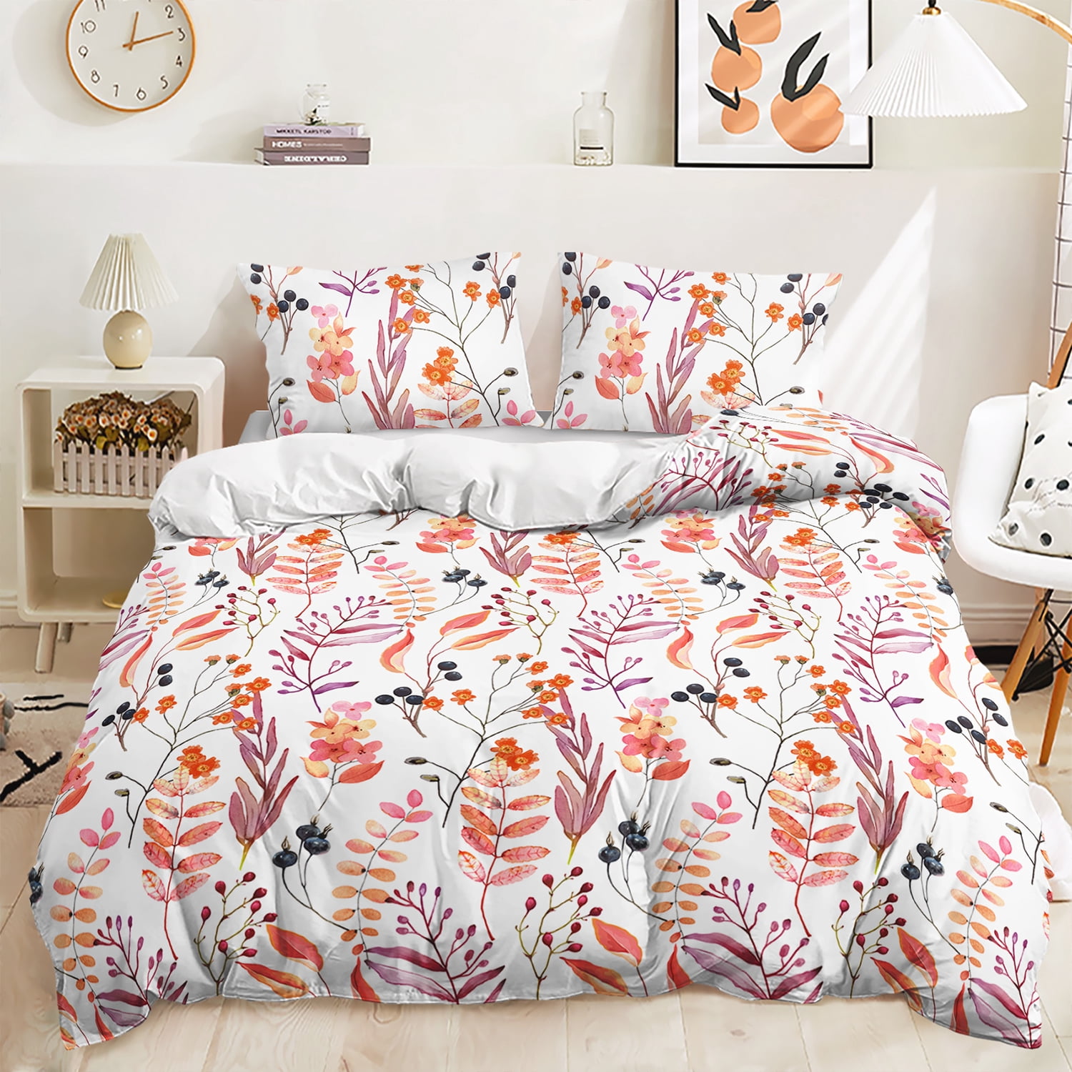 Hosima 3-piece 3D Digital Printing Quilt Cover Full Size Color Pattern ...