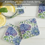 Thirstystone "Beautiful Hydrangea"4-Pack Tumbled Tile Coasters ...