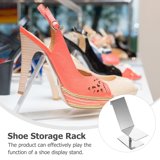 Himition 1pc Shoe Display Stand Stainless Steel High Heel Display Stand ...