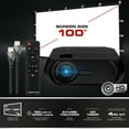 "Monster Image Pro 720P HD Home Theater Projector, Movie Multimedia ...