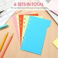Yuangui Binder Dividers Divider Tabs Separators Paper Refill A6 File ...