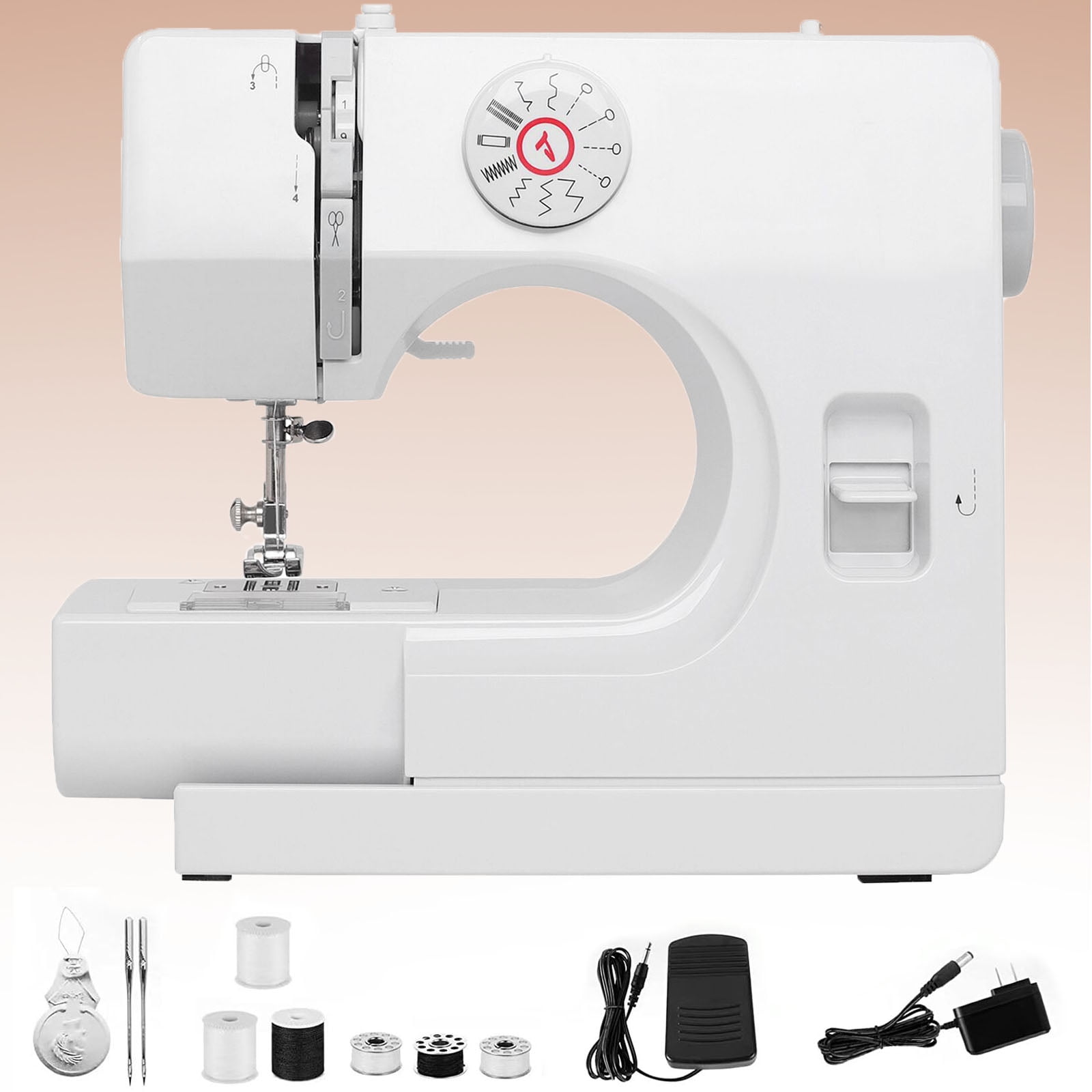 VIFERR Electric Portable Sewing Machine with 12 Stitch Dual Speed for ...