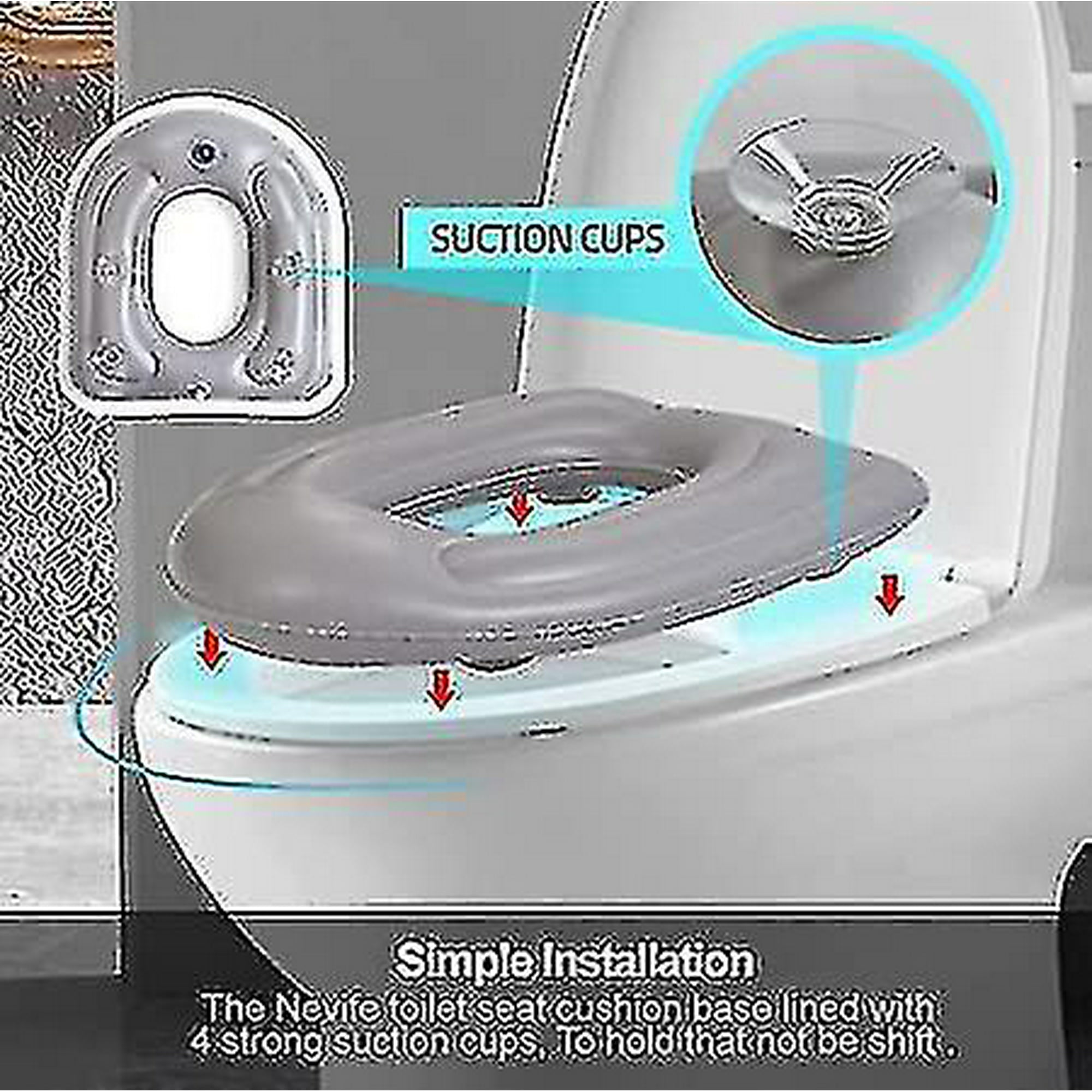 Pvc toilet seat store