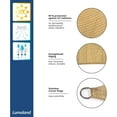 Lumaland Outdoor Sun Shade Sail with Fastening Ropes, Triangle 12'x12 ...